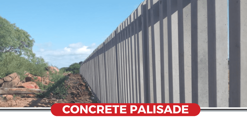 Concrete Palisade Fencing | Maximum 2.4m & Low Maintenance