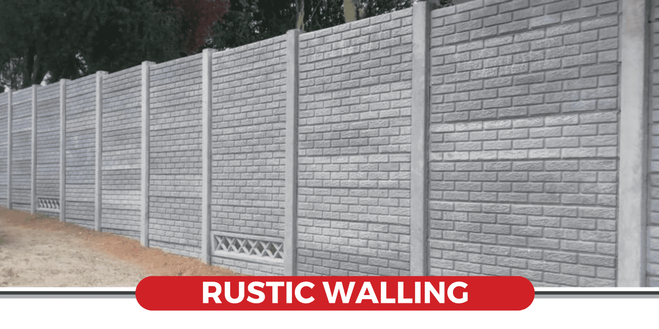 Rustic Finish Precast Walling | MFB Walling